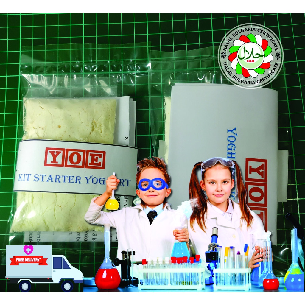Jual Bibit Starter Yogurt Super kental 28 gram "dilengkapi dengan cara ...