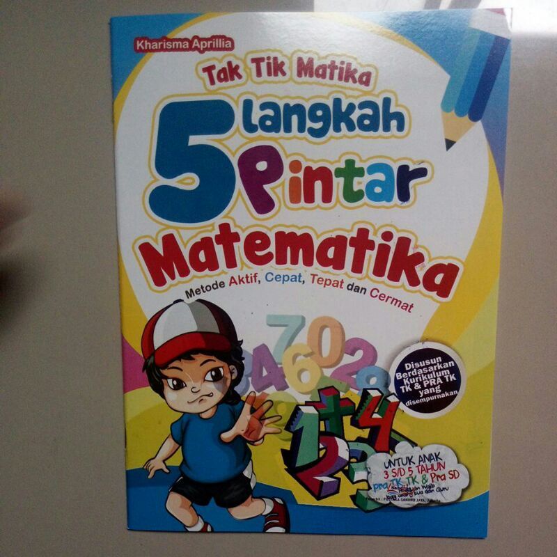 Jual BUKU TAK TIK MATIKA 5 LANGKAH PINTAR METEMATIKA KERTAS HVS COLOUR ...