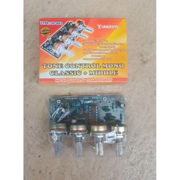 Jual tone control mono classic plus middle tunersys | Shopee Indonesia