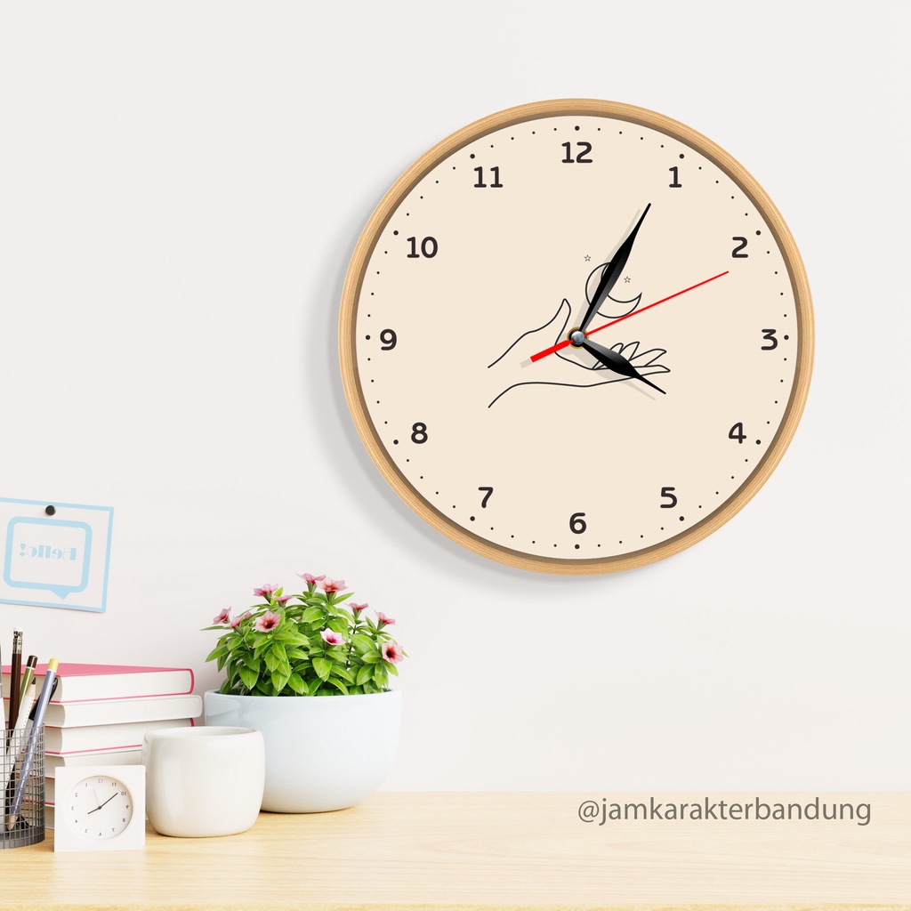 Jual Jam Karakter Bandung - Jam Dinding Custom Gambar Aesthetic Art ...
