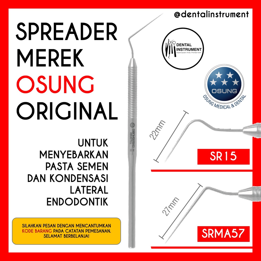 Jual Dental Root Canal Spreader Endodontik / File instrument Endo ...