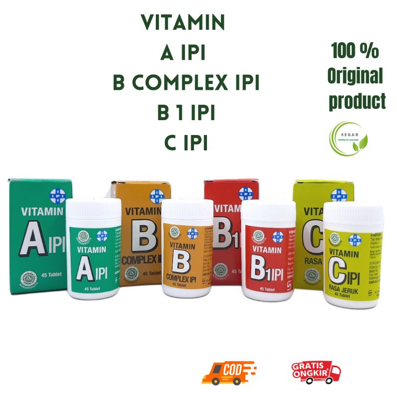 Jual Vitamin A IPI / Vitamin B Complex IPI / Vitamin B 1 IPI / Vitamin ...