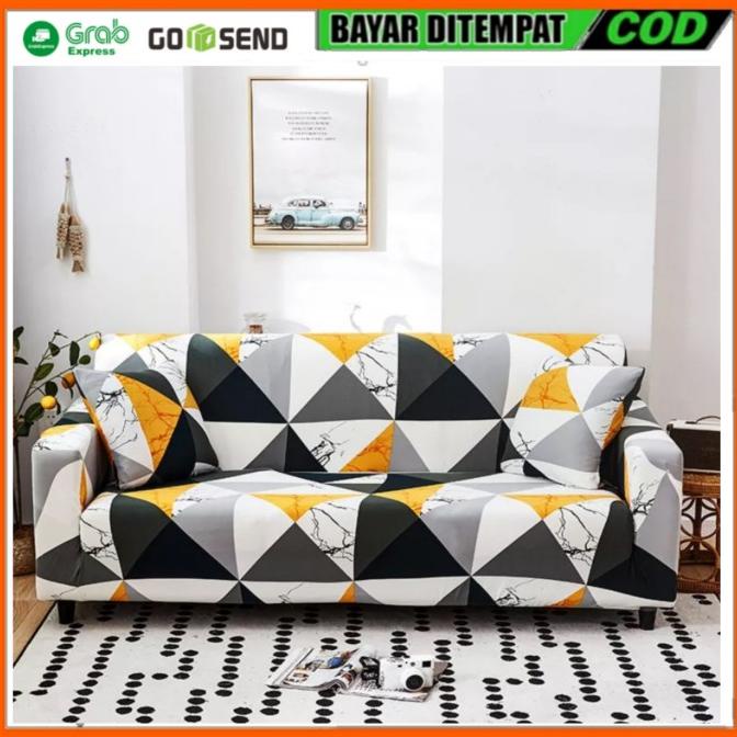 Jual COVER SOFA 1 2 3 4 SEATER SARUNG SOFA KURSI TAMU SEATER L SHAPED ...