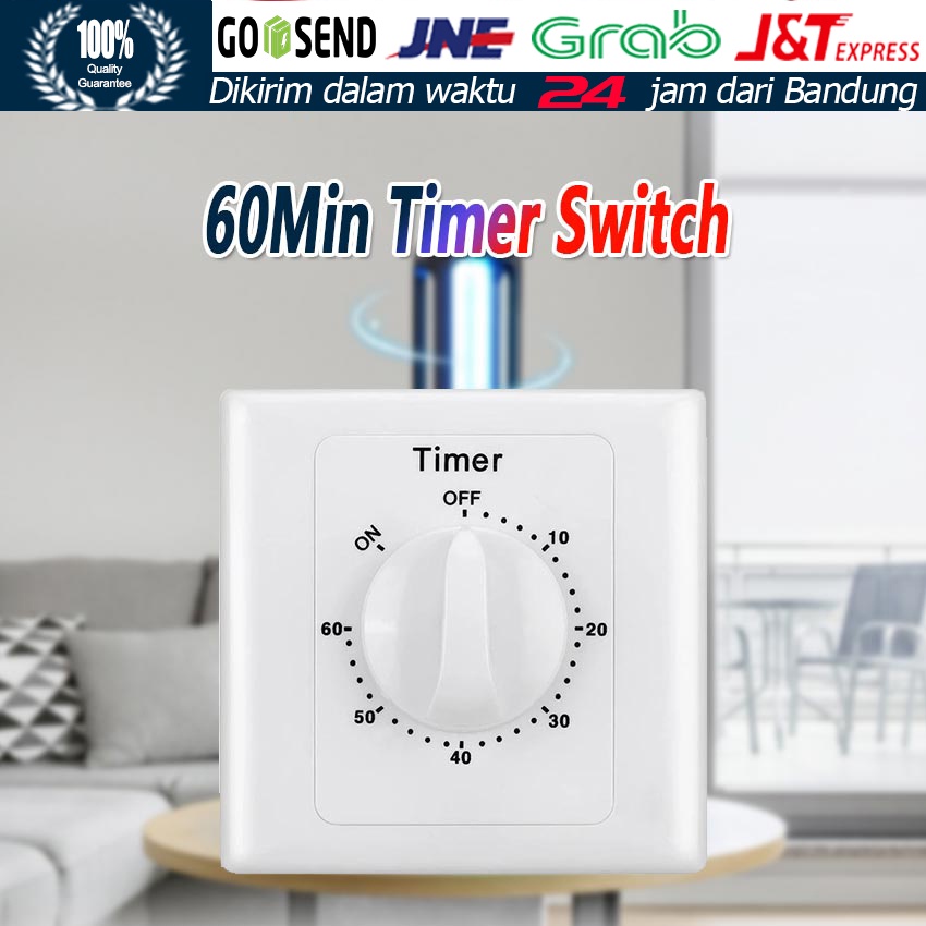 Jual AC 220V 10-60 Min Timer Switch Control Pump Mechanical Countdown ...