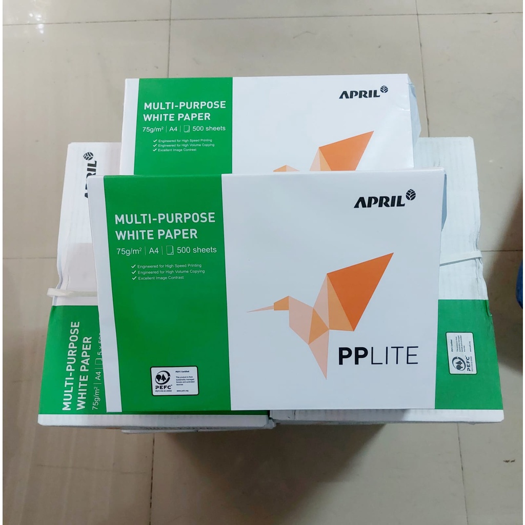 Jual Kertas HVS A4 75 gsm 75gsm 75 gram PaperLite PPLITE Paper Lite | Shopee Indonesia