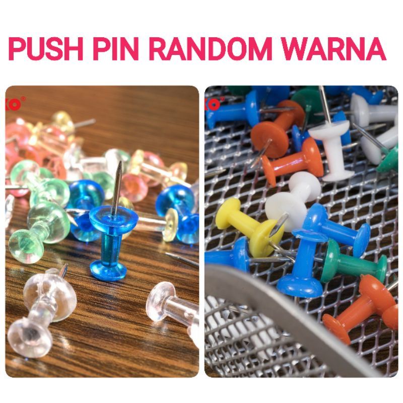 Jual Push Pin Paku Tusuk Joyko PP30 | Shopee Indonesia