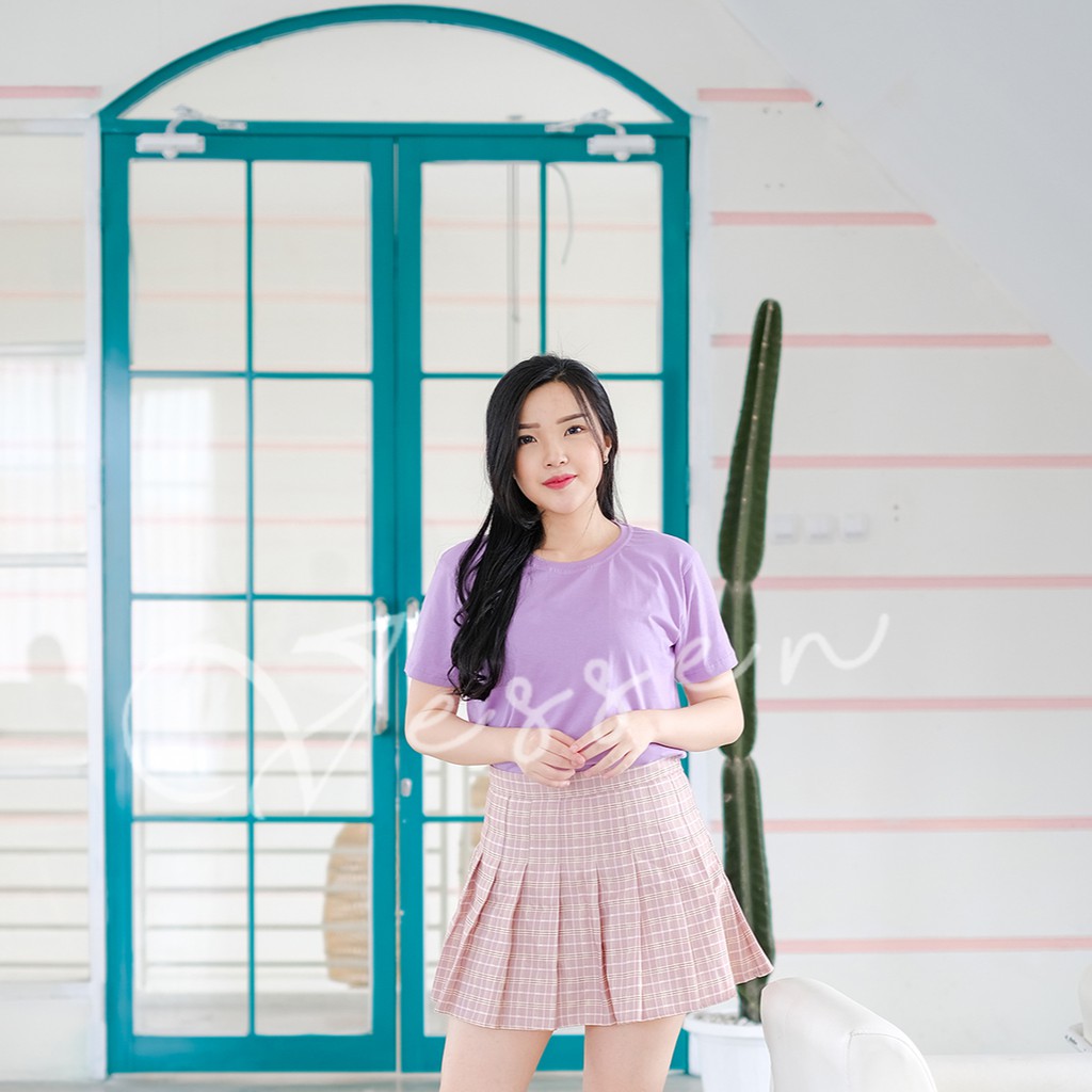 Jual Kaos Polos cotton combed soft purple lilac | Shopee Indonesia Jual Kaos Polos cotton combed soft purple lilac | Shopee Indonesia