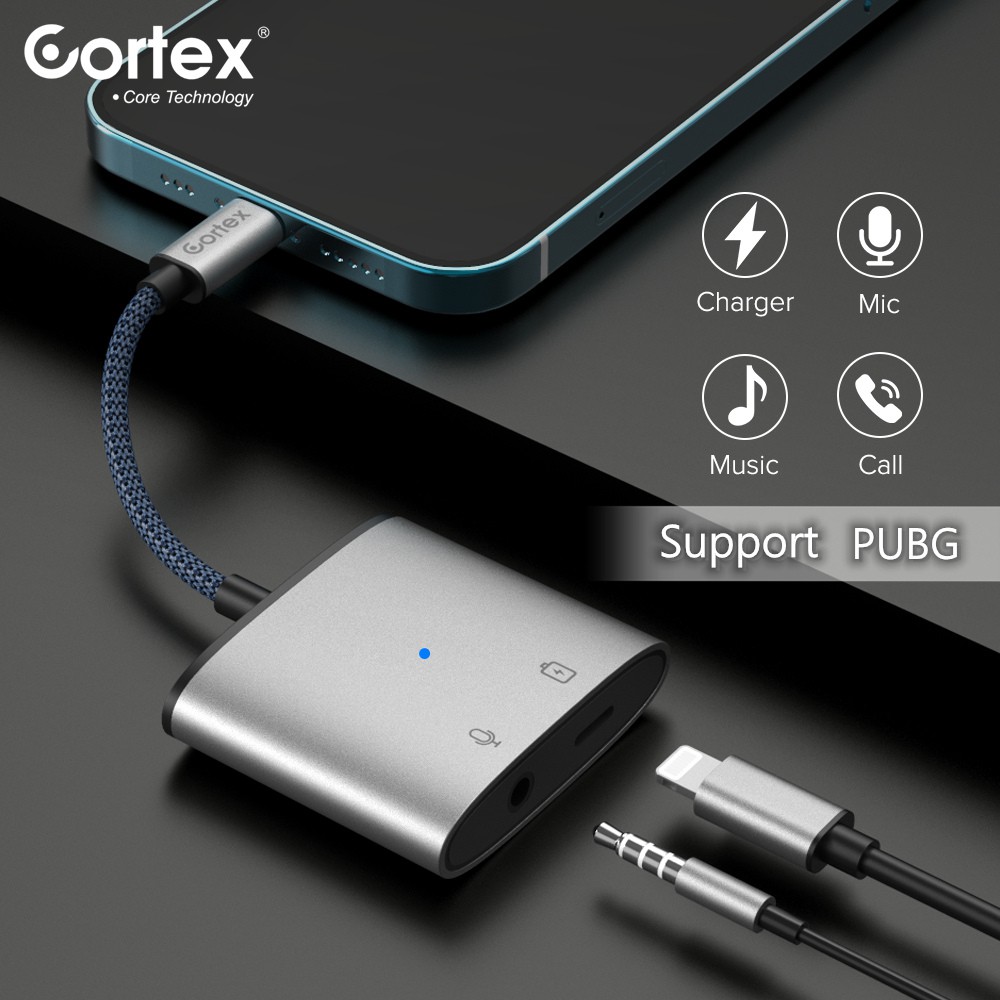 Jual Cortex Power - Splitter - 2in1 3in1 - Lightning to jack CONVERTER ...