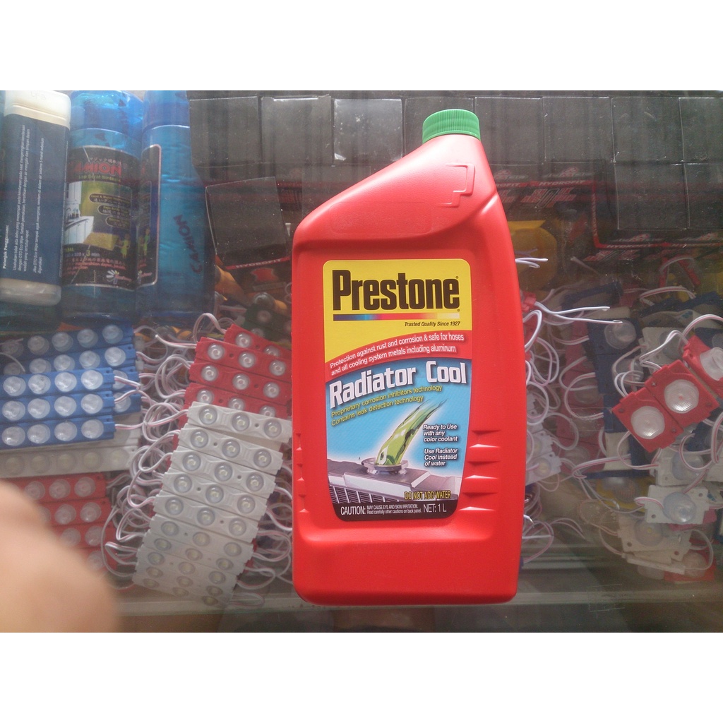 Jual AIR RADIATOR COOLANT PRESTONE 1L | Shopee Indonesia