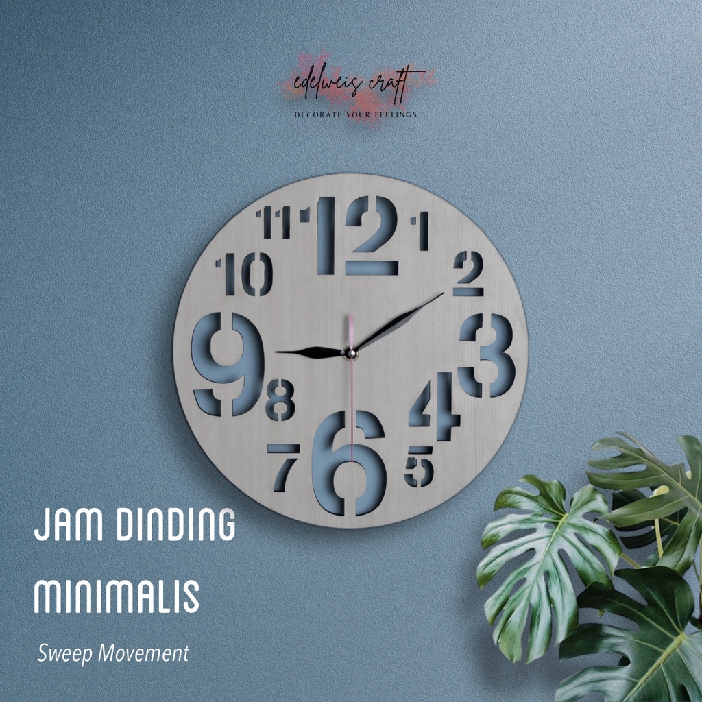 Jual JAM DINDING MINIMALIS / JAM DINDING AESTHETIC / JAM DINDING ...