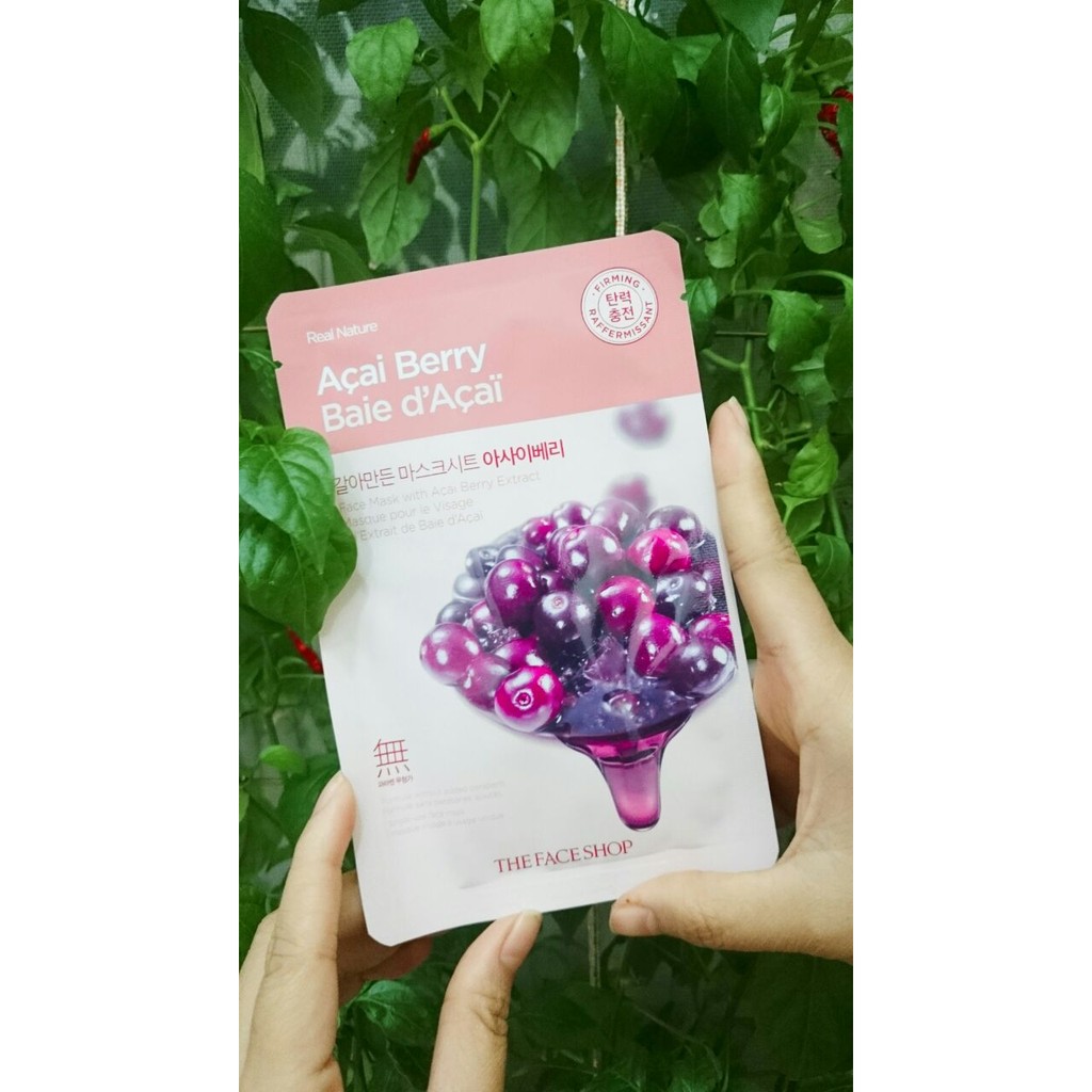 Jual mask sheet faceshop acid berry | Shopee Indonesia