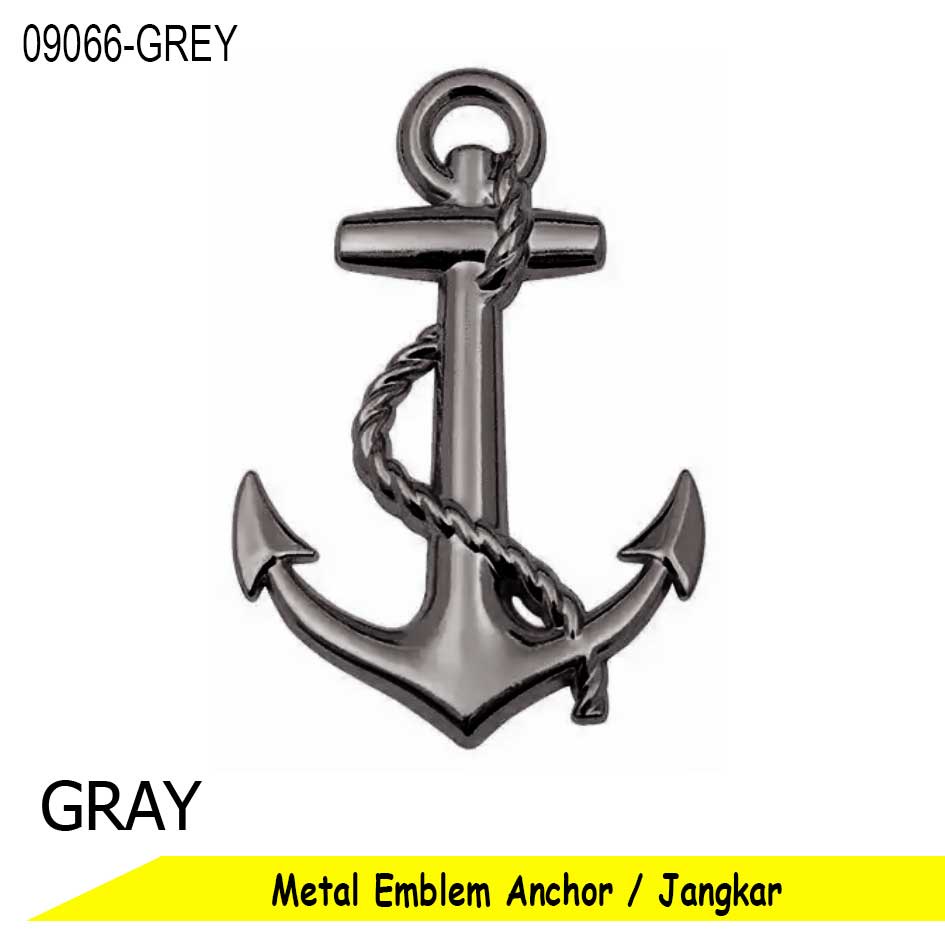 Jual Emblem Besi Logo Anchor Jangkar Man Metal Logo Tempelan Bodi Mobil ...