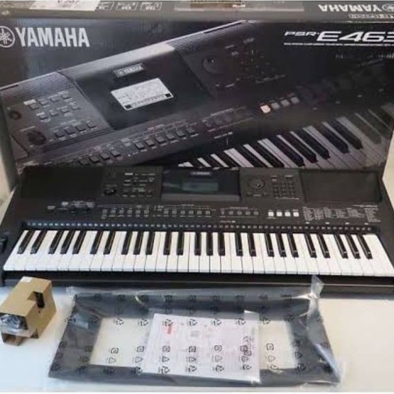 Jual Keyboard Yamaha PSR E473 61 Key Portable Keyboard +STAND | Shopee Indonesia