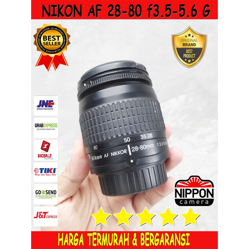 Jual Lensa Kitt For Fullrame / APSC Nikon Afd 28-80 f3.5-5.6 | Shopee ...
