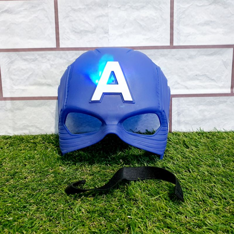 Jual Topeng Captain America LED - Capt Amerika Mask Anak Edukatif ...