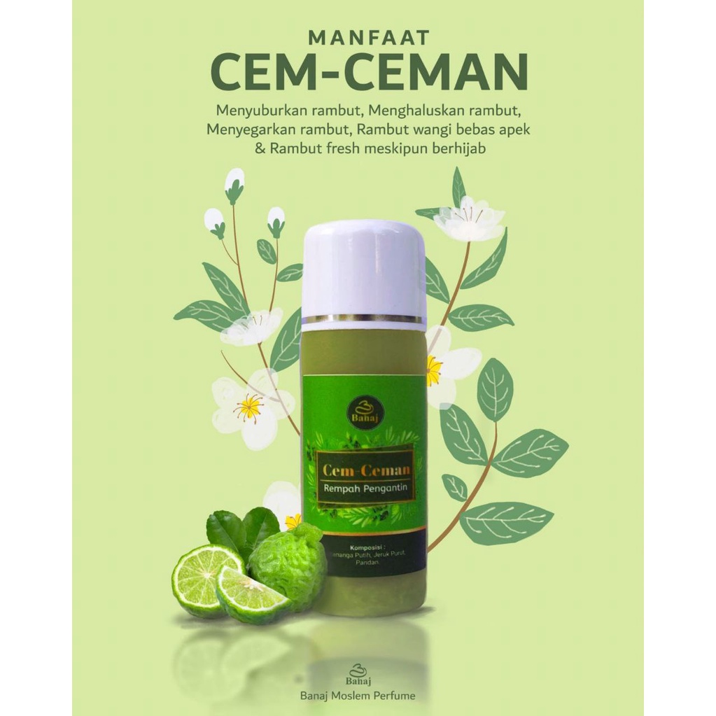 Jual Minyak Cem Ceman 60ml Rambut Badan Banaj Beauty Care | Shopee ...