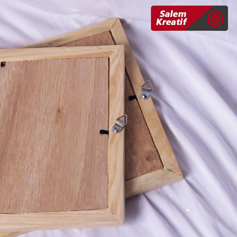 Jual Bingkai Kayu 20x20 CM / Bingkai Kayu / Frame Kayu Jati Belanda ...