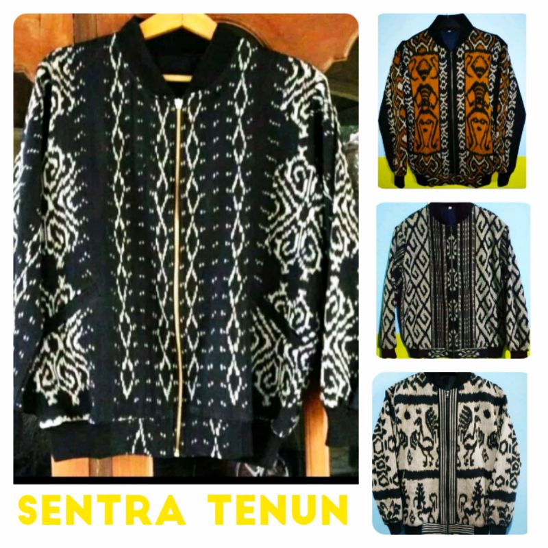Jual Jaket Tenun Etnik Motif Halusan | Shopee Indonesia