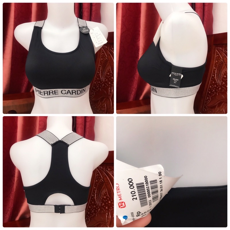 Jual pierre cardin* sport bra 209-2332 branded sale original EL ...