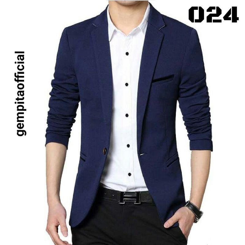 Jual jas blazer peria keren/jas pria/blazer pria/jas wisuda/jas ...