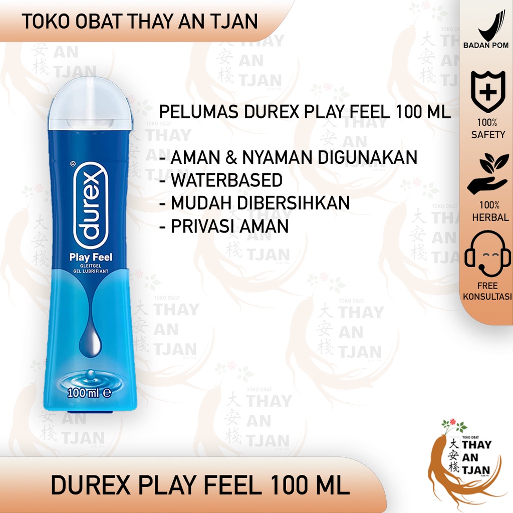 Jual DUREX PLAY FEEL INTIMATE LUBE 100 ML | PELUMAS | BERBAHAN DASAR AIR | Shopee Indonesia