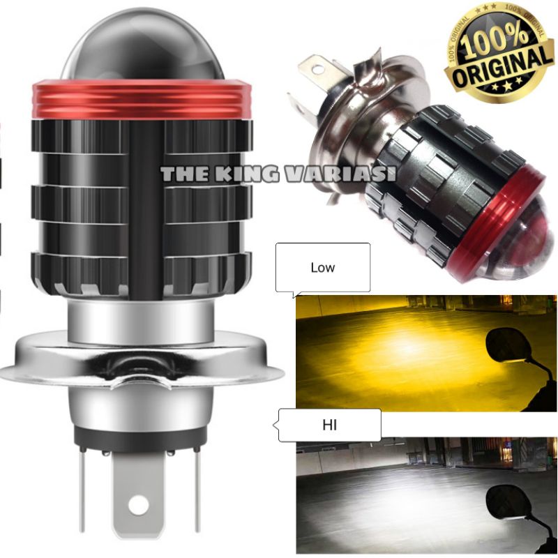 Jual LAMPU DEPAN LED H4 LASER PREMIUM/HEADLAMP H4 LED LASER/LAMPU DEPAN SUPER TERANG H4/H4 LED ...