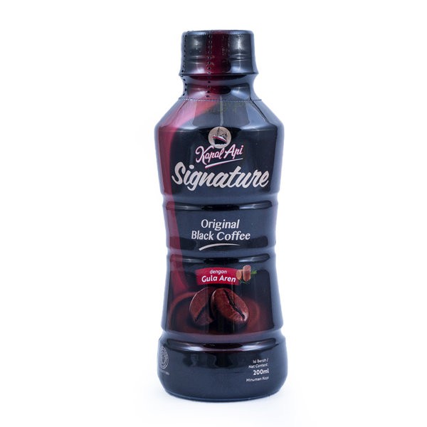 Jual KAPAL API Signature Black Coffee 200ml - Minuman Kopi Gula Aren ...