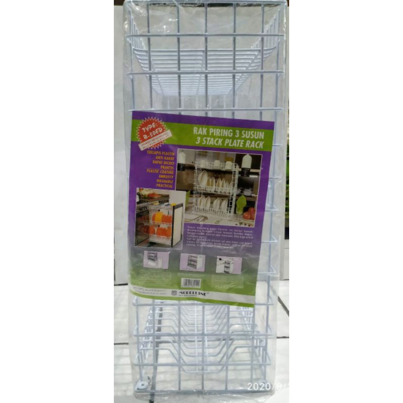 Jual Rak Piring Gelas 3 Susun (B 30 ED, B 30 E, B 30ED+T, B 15 E) Merk ...