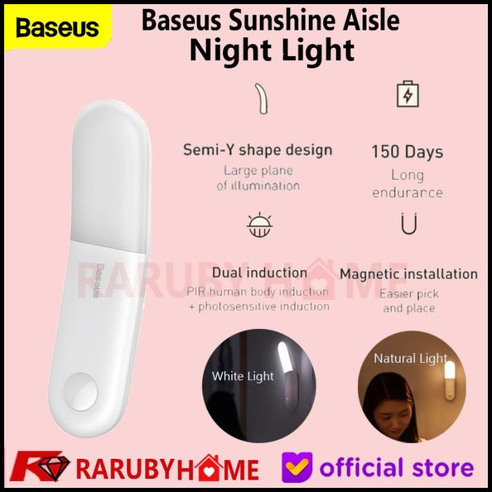 Jual Baseus Sunshine Aisle Night Light Lampu Tidur Dinding Sensor ...