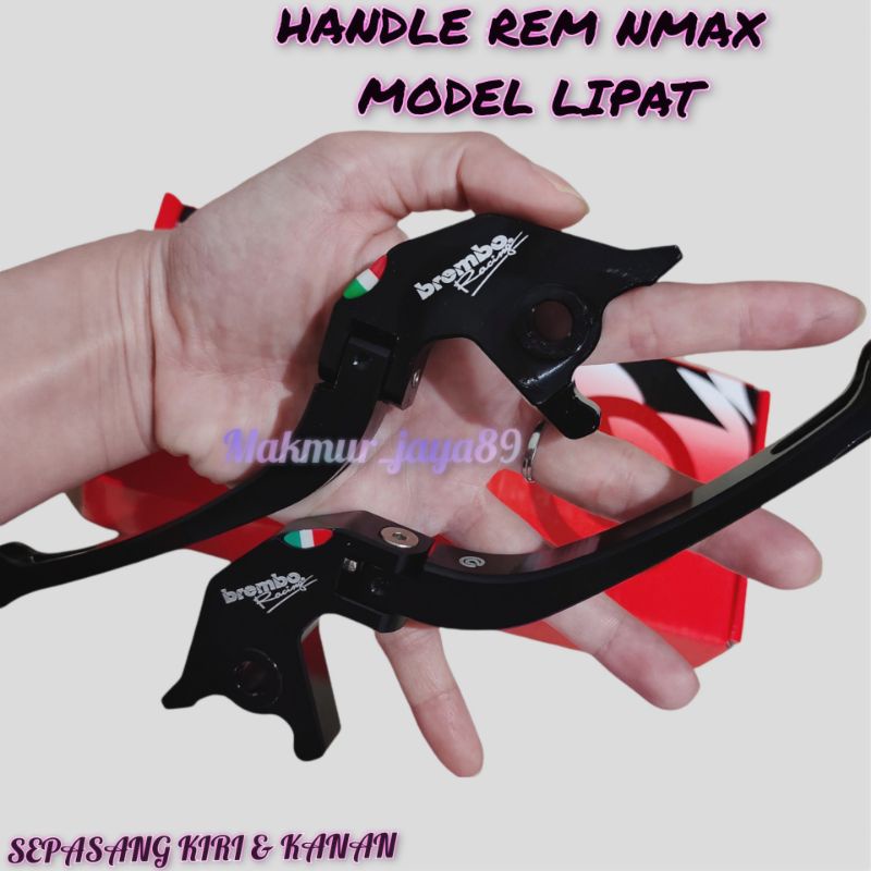 Jual HANDLE REM NMAX NEW NMAX OLD CNC SET KIRI N KANAN MODEL LIPAT ...