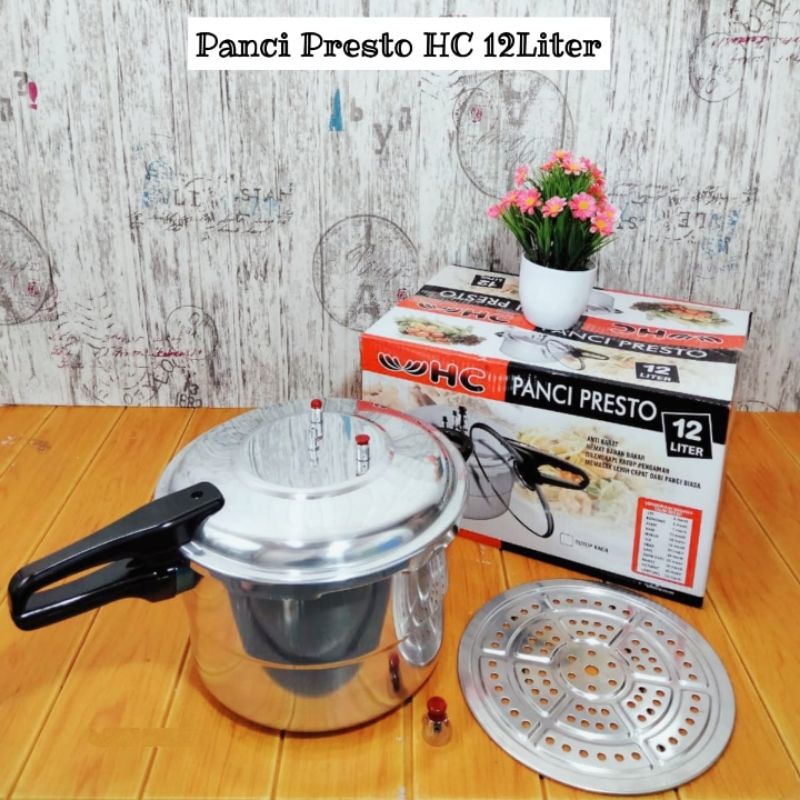 Jual Panci Presto HC 4 Liter Panci Presto HC 8 liter Panci Presto HC 12 Liter Panci Presto Happy ...