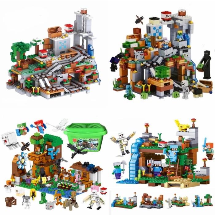 Jual Toys | Balok Susun Lego Classic My World Diy Minecraft Bonus Kotak ...