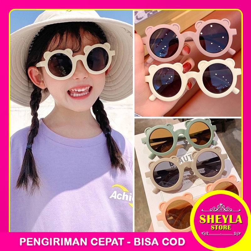 Jual Kacamata Anak Fashion Lucu Karakter Beruang / Kacamata Anak Cowok ...