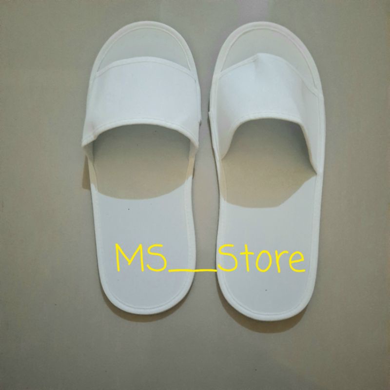 Jual Sandal Rumah Polos Hitam Sandal Hotel Spa Murah Bagus Sandal ...