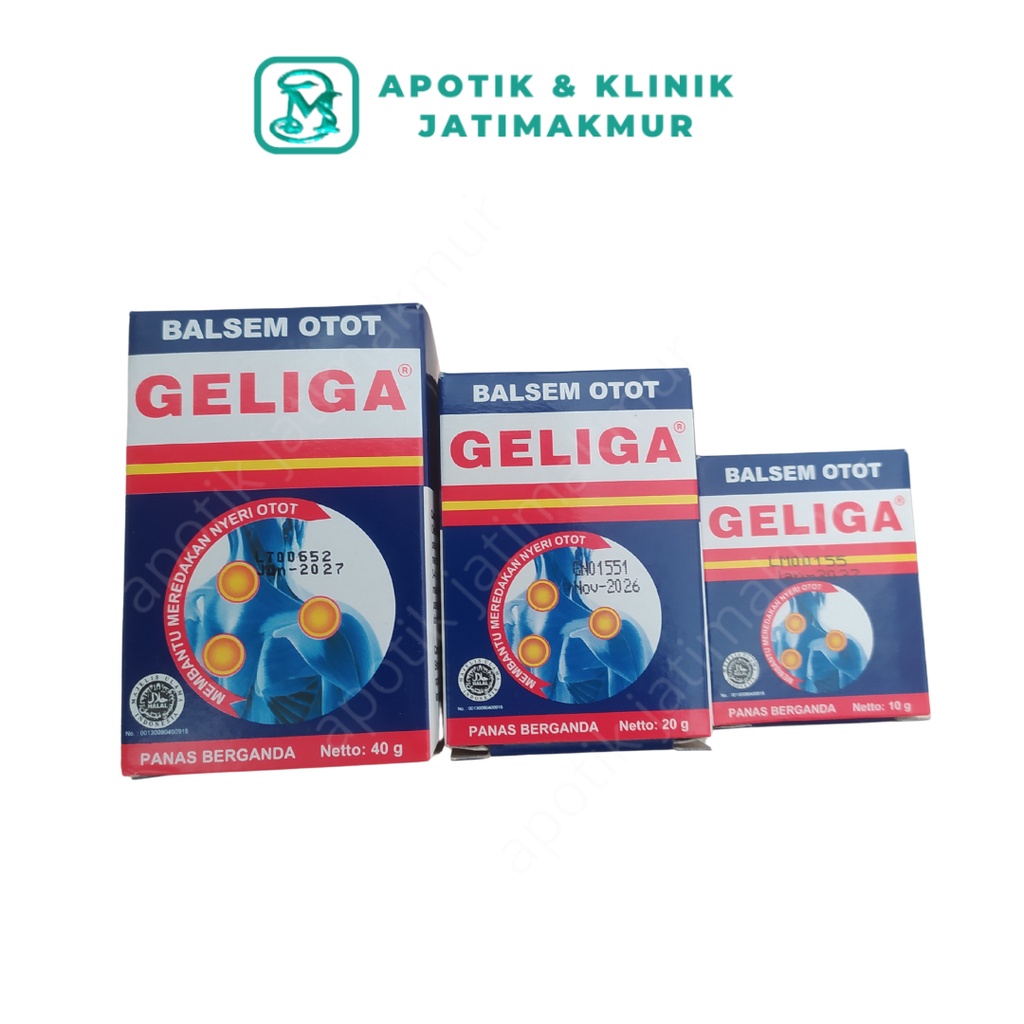 Jual BALSEM OTOT GELIGA 40/20/10 GRAM | Shopee Indonesia
