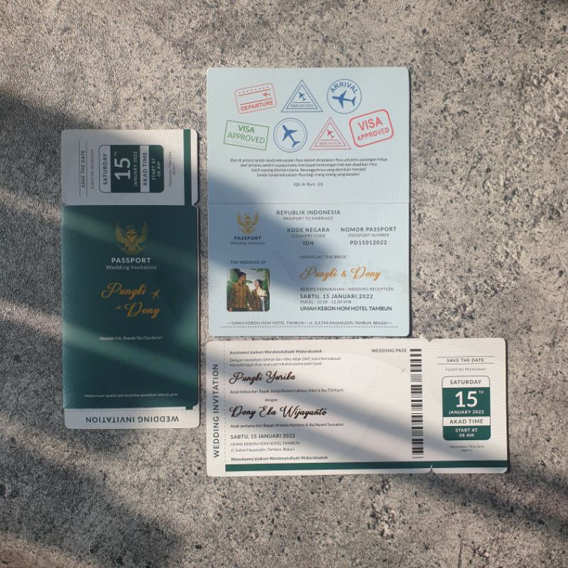 Jual UNDANGAN PERNIKAHAN SOFT COVER PASSPORT | UNDANGAN PERNIKAHAN UNIK ...