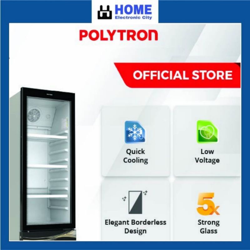 Jual POLYTRON Showcase 180 Litres SCN 187 Garansi Resmi | Shopee Indonesia