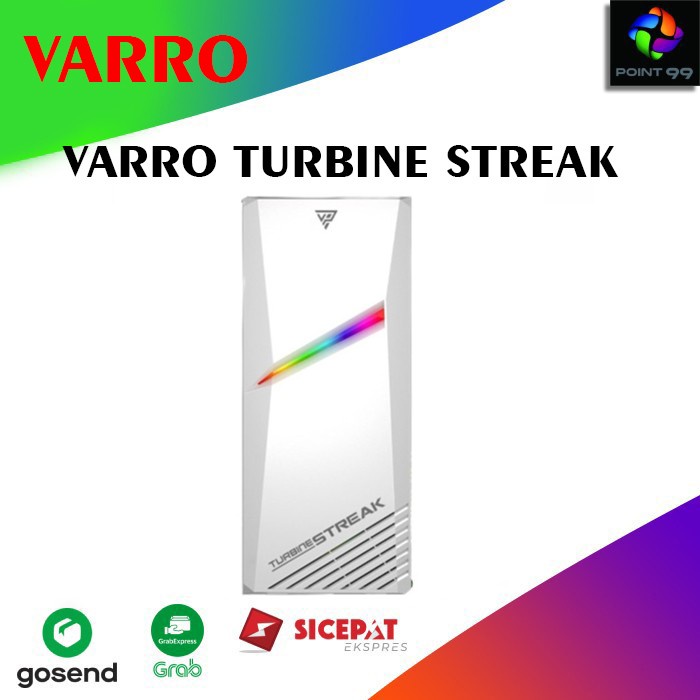 Jual CASE PC GAMING TURBINE STREAK ACRYLIC VARRO CASING PC | Shopee ...