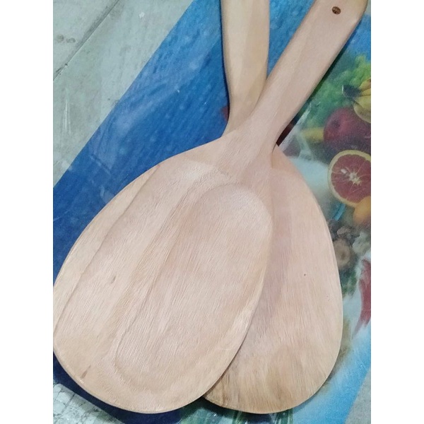 Jual CENTONG KAYU JUMBO / ENTONG NASI KAYU JUMBO | Shopee Indonesia