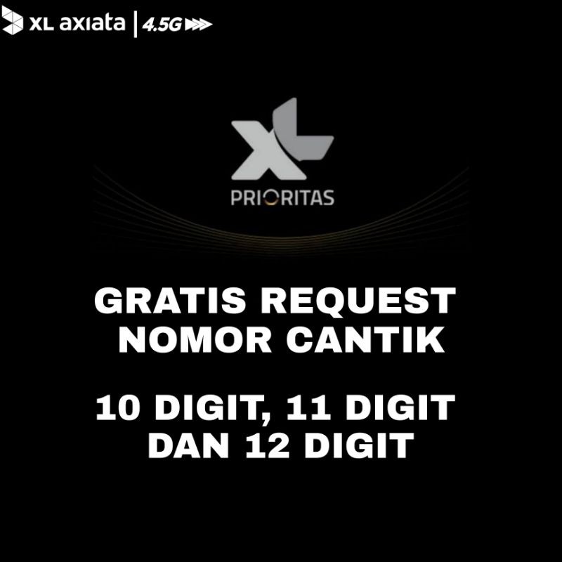 Jual XL PRIORITAS 10 DIGIT NOMOR CANTIK UNLIMITED | Shopee Indonesia