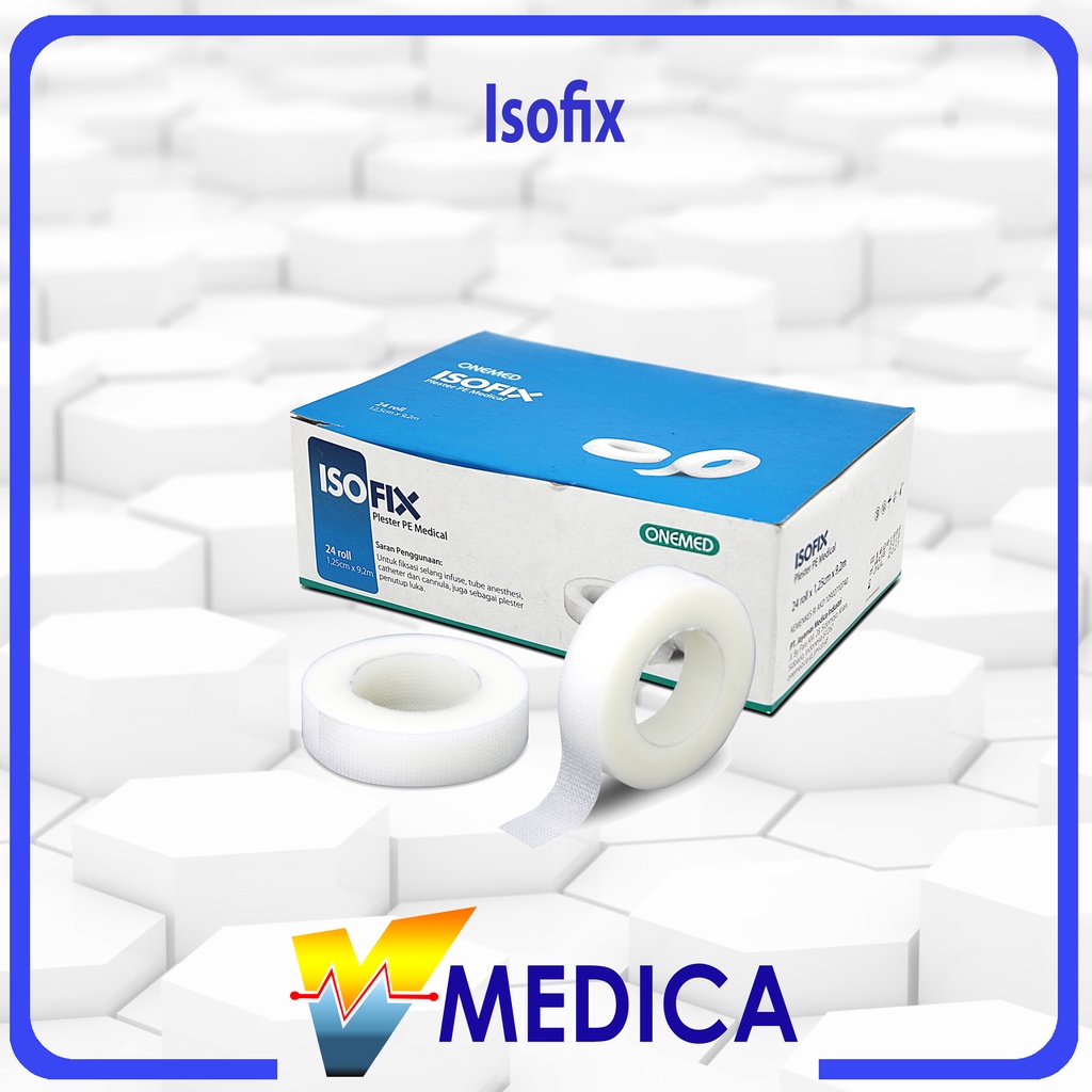 Jual Isofix Plester Roll Transparan / Plester Luka Non Woven ...