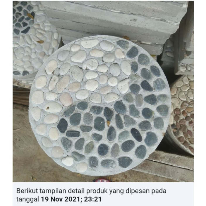 Jual batu steping untuk pijakan taman/batu hiasan taman | Shopee Indonesia