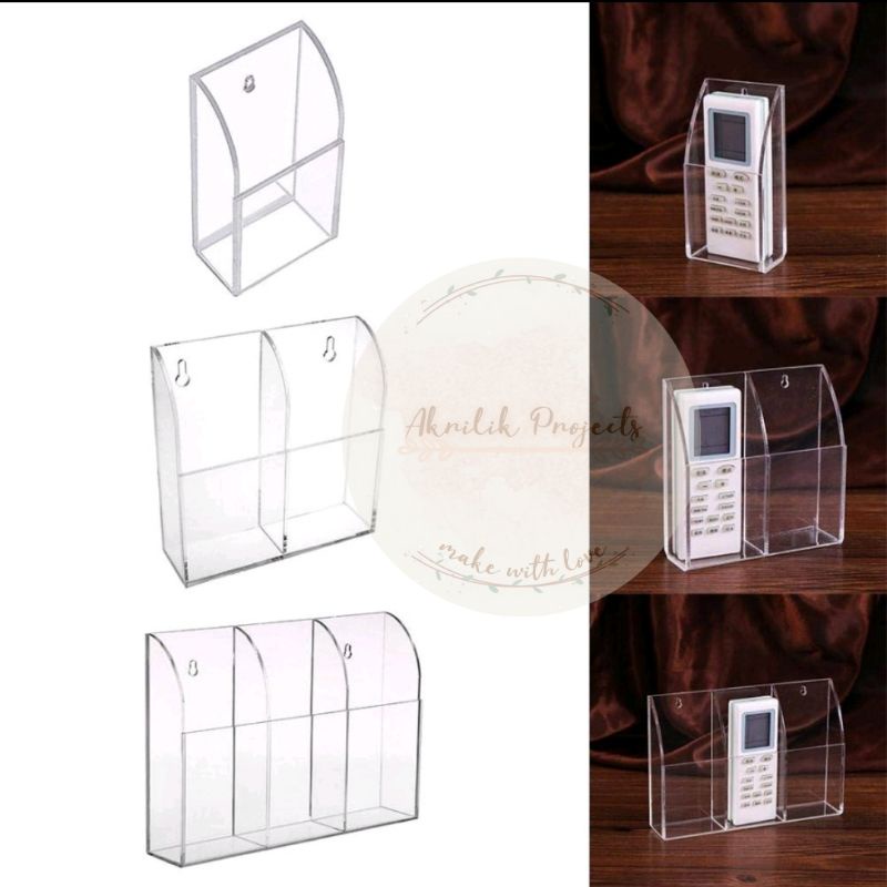 Jual Tempat Remote AC akrilik/ Tempat remote TV akrilik /Tempat remot ...