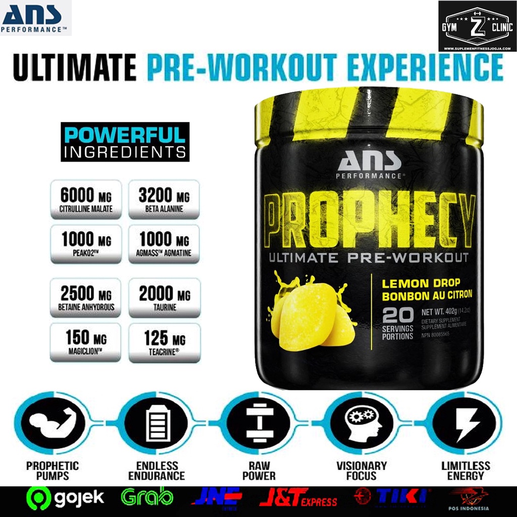 Jual ANS Performance Prophecy Ultimate Pre workout Best Preworkout ANS ...