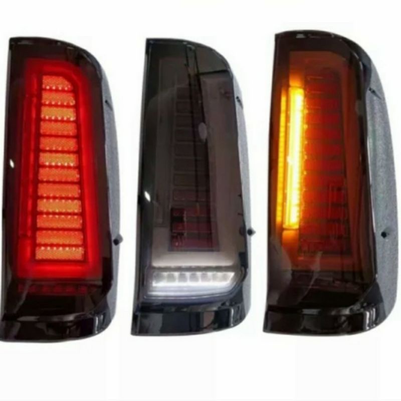 Jual stop lamp toyota hilux vigo 2004-2014 led bar smoke sen running ...