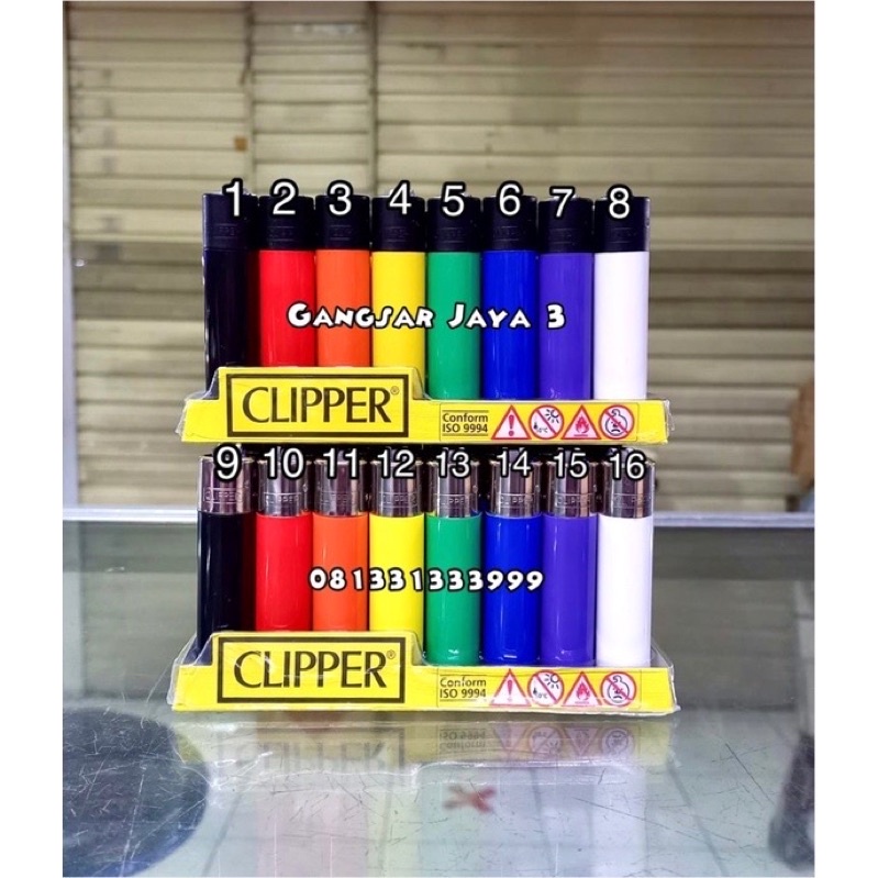 Jual korek Clipper warna solid roda bulat 1pc | Shopee Indonesia