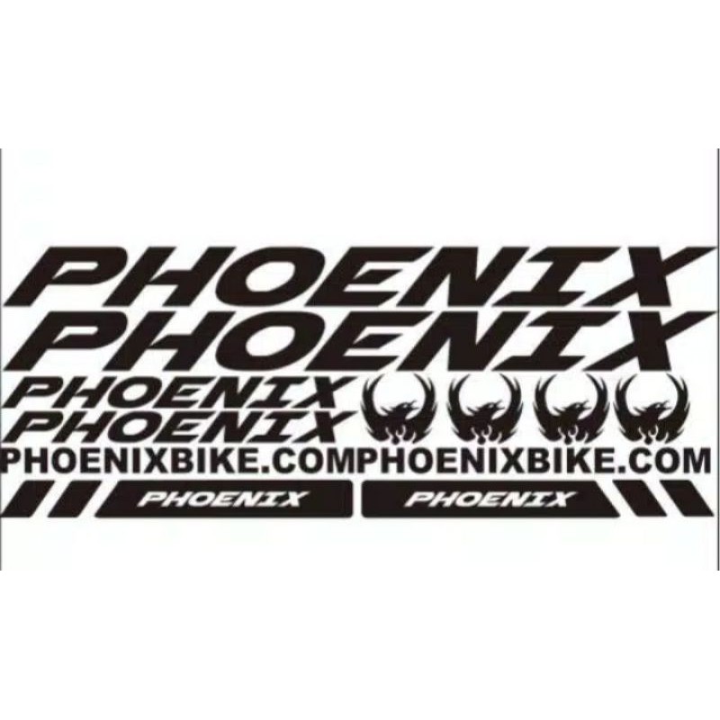 Jual Cutting Sticker Sepeda PHOENIX | Shopee Indonesia