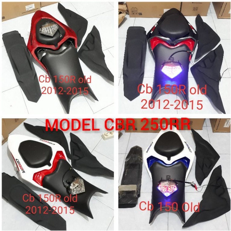 Jual Body belakang New cb 150R LED Cb 150 old model CBR 250rr Jok Bodi ...