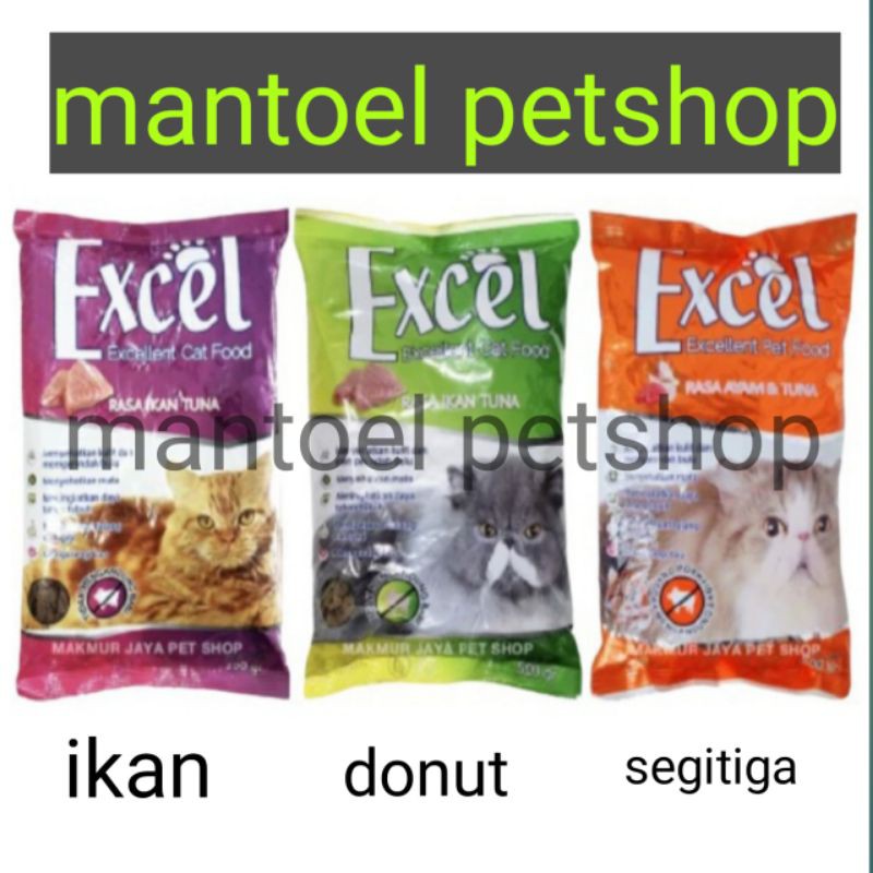 Jual Excel Cat 1kg Makanan Kucing dry food | Shopee Indonesia