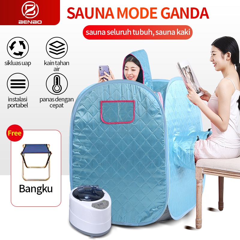 Jual Benbo kotak sauna / Portable Steam Sauna Alat Pelangsing Tubuh ...